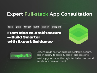 Fullstack Development Consultation – Architecture, Tech Stack & Strategy | Upwork