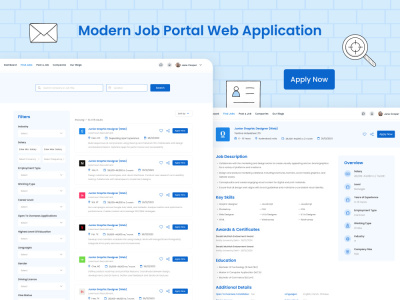 Get a Job Portal / Job Board Web Application AI Recruitment Marketplace ...