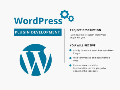 A custom WordPress plugin development | Upwork