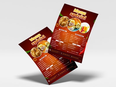 Eye-catching RESTAURANT MENU / FLYER design | Upwork