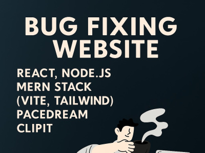 Bug fixing in/React/Node/Next.js/Express.js/Python Web Applications ...