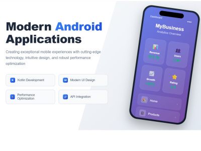 Custom Modern Android Apps | Upwork