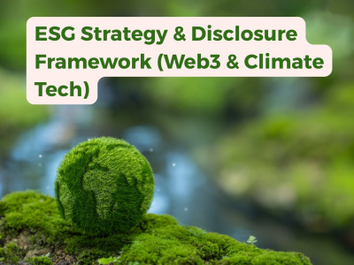 Strategic ESG Systems Design & Disclosure Readiness (Web3 & Climate ...