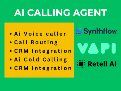 Synthflow, vapi ai do automated ai voice calling agents ghl inbound call | Upwork