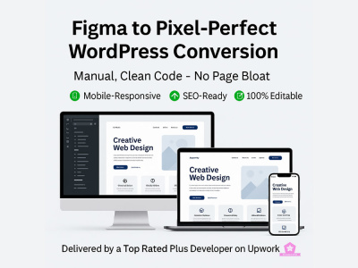 Figma to Pixel-Perfect WordPress Conversion | Web Design & Development | Upwork