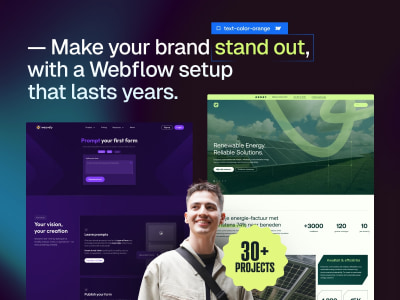 Your Figma design converted to a Webflow website | Upwork