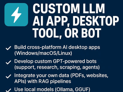 Custom Chatbot Development Services Online (From $80) | Upwork