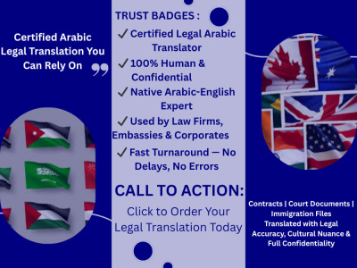 Legal Arabic Proofreading & Editing – Court-Ready, Polished & Precise | Upwork