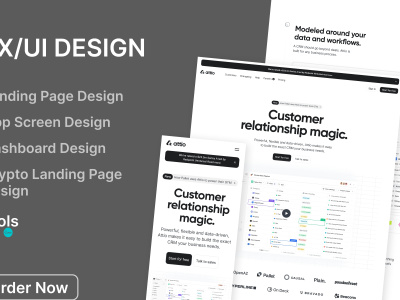 Get professional & modren landing page design for website design | Upwork