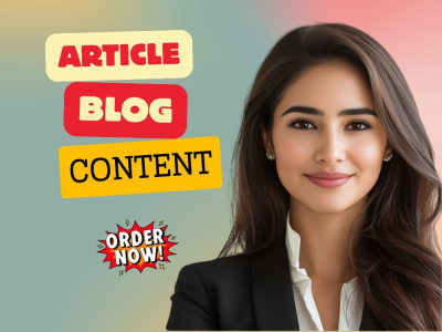 A Unique & IMPRESSIVE Quality Article/Blog/Content - Articles & Blog Posts | Upwork