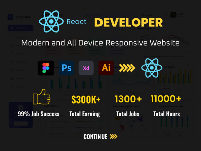 React JS Expert | React Developer | Front End Developer | Figma to React | | Upwork