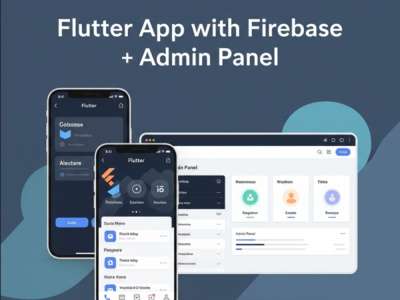 A Flutter app with Firebase backend and admin panel | Upwork