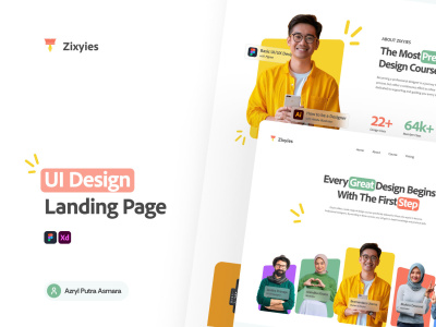 Stunning UI Design Landing Page | Upwork