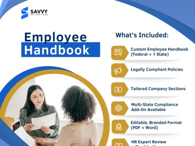 Fully compliant, easy-to-understand employee handbook built for your team. | Upwork