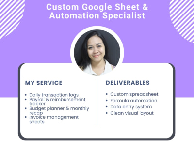 Custom Spreadsheet & Google Sheet Automation for Daily Task | Upwork