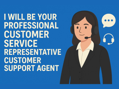 A professional customer service representative customer chat support ...