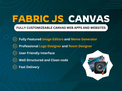 Create Fabric js editors and HTML5 canvas tools using JavaScript | Upwork