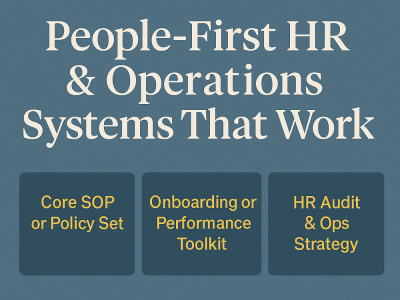 People-First HR & Operations Systems That Work | Upwork