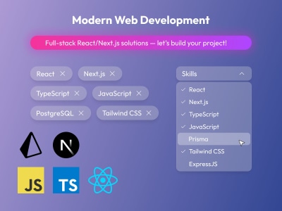 Modern Responsive Website with React, Next.js & Tailwind CSS | Upwork