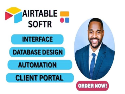 Airtable database, softr wbapp, airtable automation, and client portal | Upwork