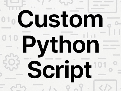 Custom Python Scripts for Automation, Data Processing & APIs Integration | Upwork
