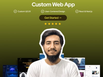 A custom React & Next.js web app with tailored UI/UX design. | Upwork