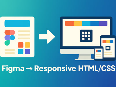 Responsive HTML / CSS page | Upwork