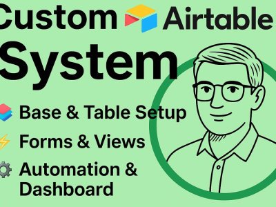 Airtable database, automation workflow, custom views, and dashboard setup | Upwork