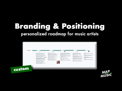 A personalized music artist branding and positioning map | Upwork