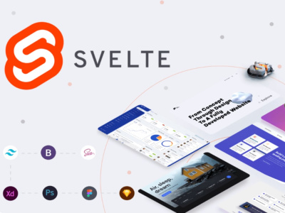 A responsive Svelte.js & SvelteKIT web application converted from Design | Upwork