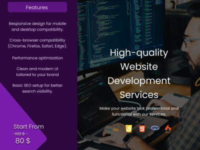 Website Development With PHP, HTML , CSS, JS, Codeigniter | Upwork
