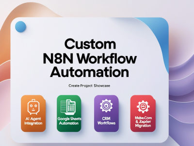 Custom N8N Workflow Automation | AI Chatbot Integration | CRM & Sheets | Upwork
