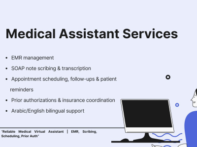 Medical Virtual Assistant | EMR, Scribing, Scheduling | Upwork