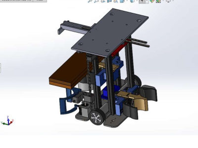 A detailed CAD model in solidworks for complex parts and assemblies ...