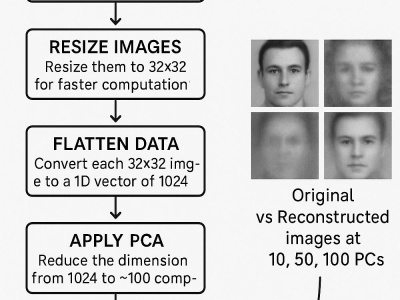 PCA face recognition with report fully explained about the project | Upwork