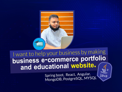 Custom website development, full stack website by React, Angular, AWS ...