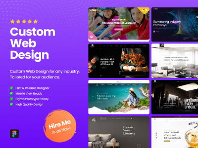 A High-Fidelity Custom Web Design ready for development | Upwork