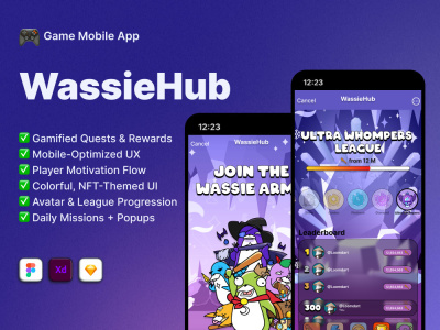 Gamified Mobile App UI Design with Rewards, Avatars & Progression | Upwork