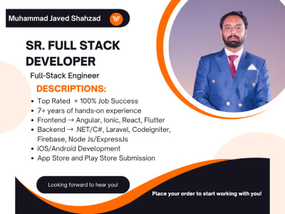 Full Stack .NET/C# with Angular developer | Upwork