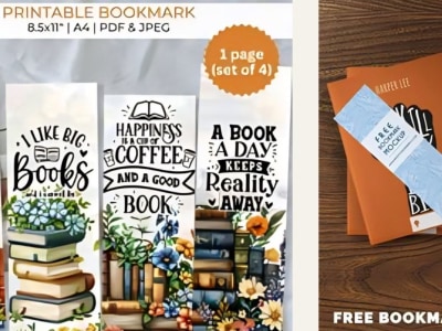 Bookmark, Bookmaking, Brand Style Guide & Book Cover Design expert | Upwork
