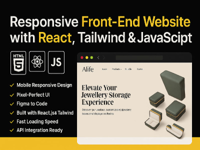 Pixel-Perfect Front-End UI Design with Tailwind CSS, REACT, JS, HTML,NEXT | Upwork