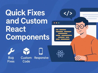A quick fix or add a custom ReactJS component to boost your website | Upwork