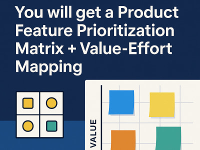 A Product Feature Prioritization Matrix + Value-Effort Mapping | Upwork