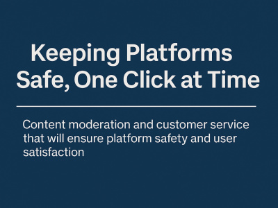 Reliable moderation to enforce platform rules and remove harmful ...