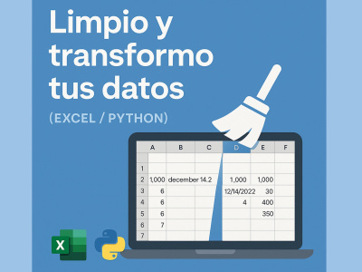 Clean and transformed data for your analysis or dashboards (Excel/Python) | Upwork