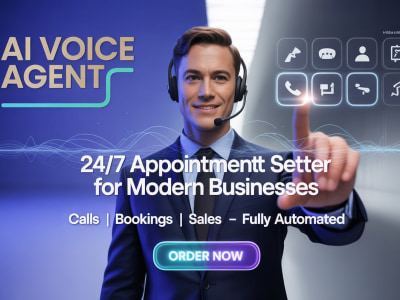 A realistic AI voice agent using vapi, retell, n8n | Upwork