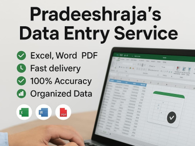 Data Entry Specialist for all types of Data Entry Admin Work copy past ...