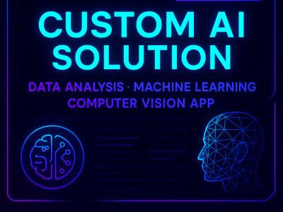 Custom AI solution: data analysis, machine learning, computer vision app | Upwork