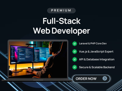 Full stack developer | PHP | Laravel | React .js | Vue.js | Upwork