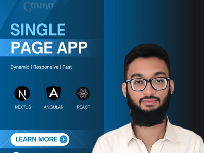 Build a Dynamic Single Page Application with React, Next.js, or Angular | Upwork